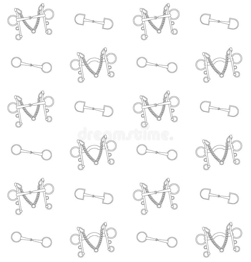 Vector Snaffle Bit Horse Stock Illustrations – 198 Vector Snaffle Bit ...