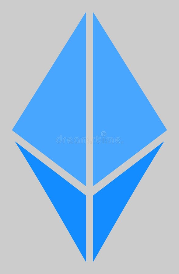 Vector Ethereum Crystal Icon Illustration Stock Vector - Illustration ...