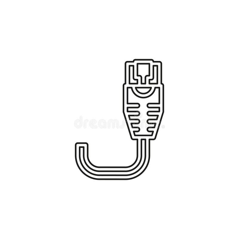 Vector Ethernet Cable Illustration - Network Stock Vector ...