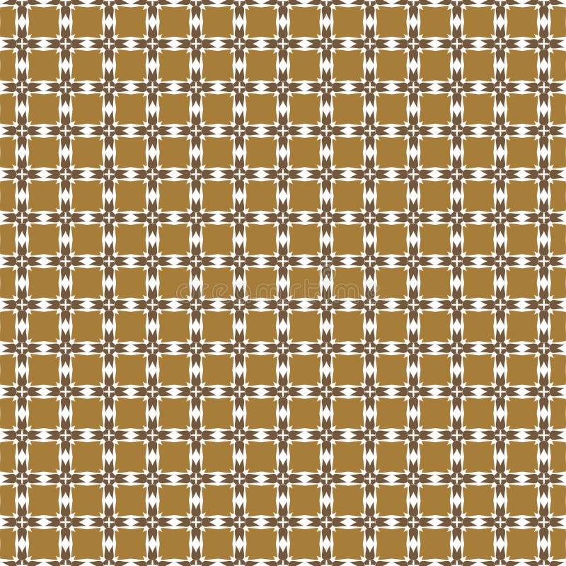 Vector Ethnic Plaid Geometric Brown Fence Grid Seamless Texture.Digital ...