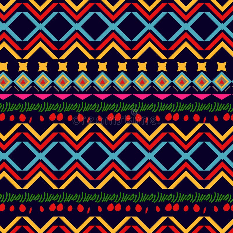 Vector Ethnic Vivid Beautiful Tribal Background Stock Vector ...