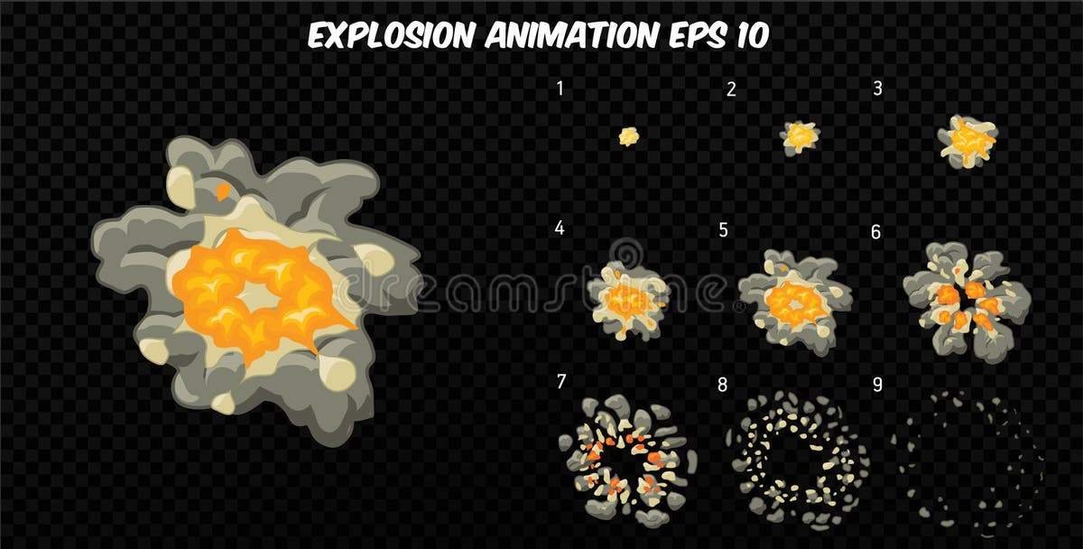 Explosion Frames Stock Illustrations – 1,643 Explosion Frames Stock ...