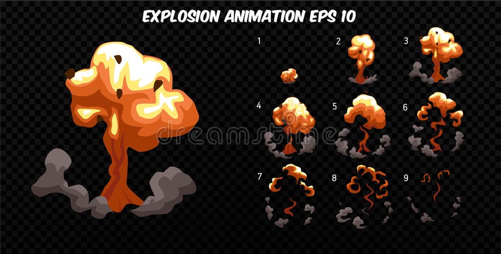 Explosion Frames Stock Illustrations – 2,252 Explosion Frames Stock ...