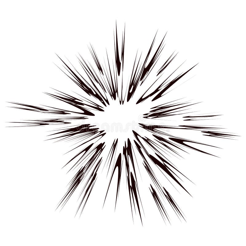 Vector Explode Flash, Cartoon Explosion, Star Burst on White Background ...