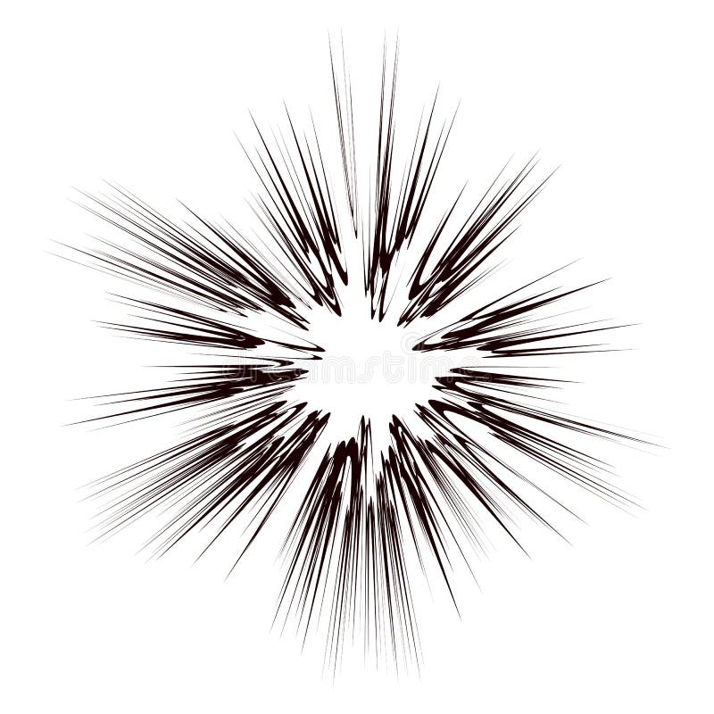 Vector Explode Flash, Cartoon Explosion, Star Burst on White Background ...