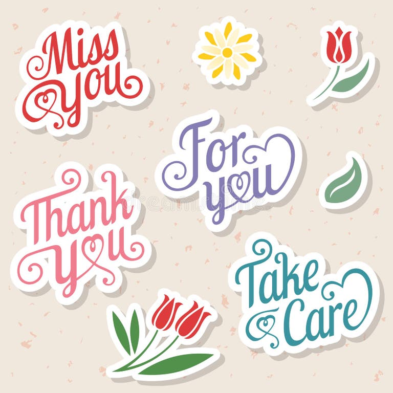 Vector Expressing Feeling Typography Stock Vector - Illustration of ...