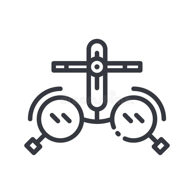 Vector Eye Care Line Icon Isolated. Eye Examination Symbol Stock Vector ...