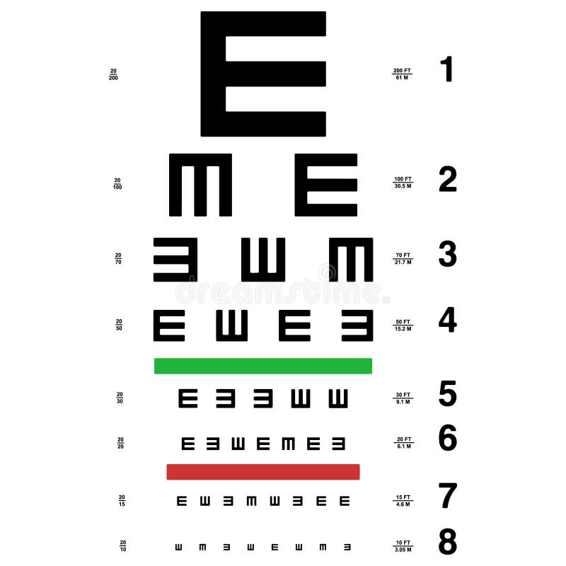 Vector eye test chart. stock illustration. Illustration of check ... Vector eye test chart. stock illustration. Illustration of check ...