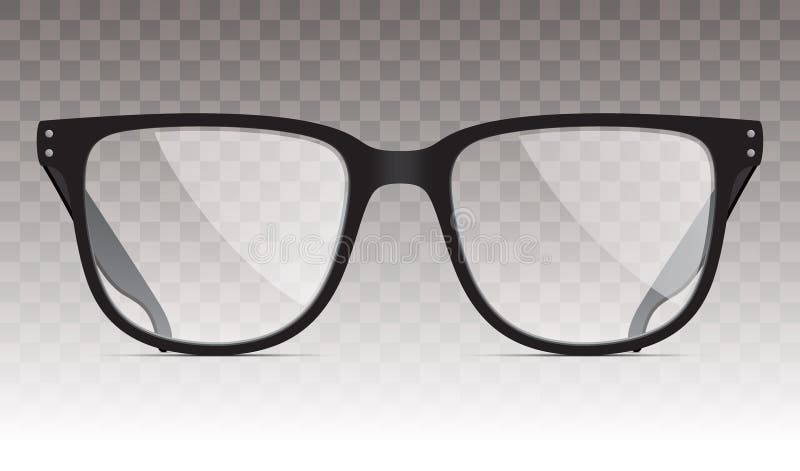 Vector Eyeglasses, Isolated on the Transparent Background. Stock Vector ...