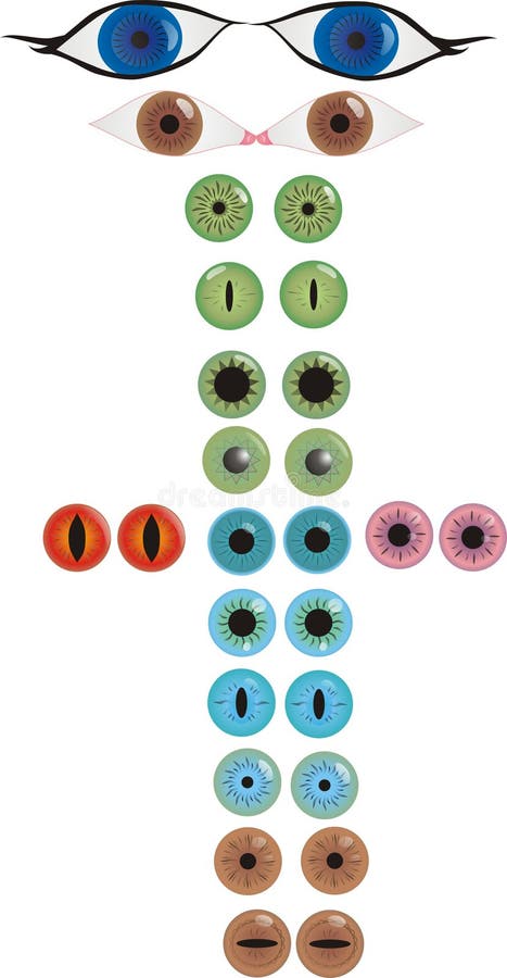 Vector eyes stock photo. Image of blue, eyes, green, brown - 40113946