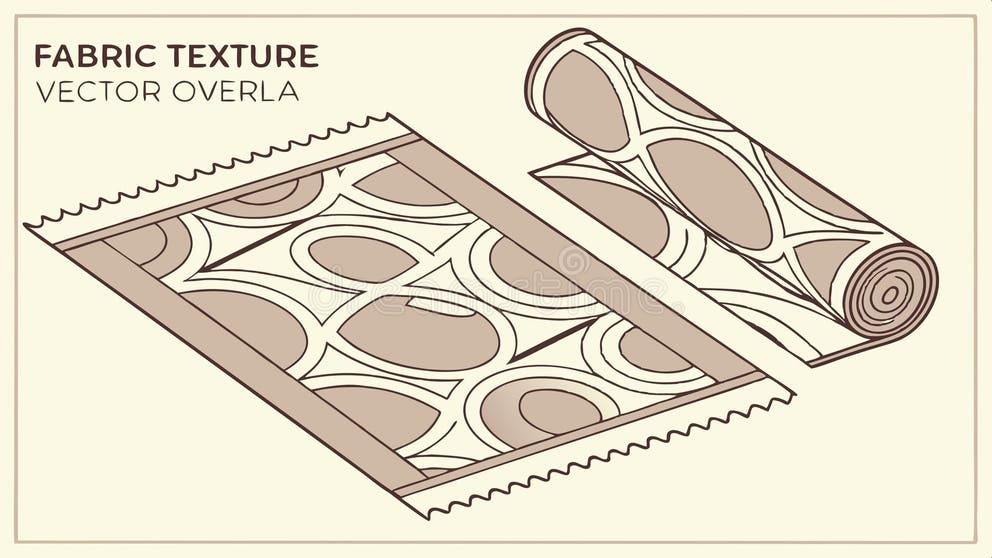 Fabric Texture Overlay, Vector Textile Pattern for Graphic and Design ...