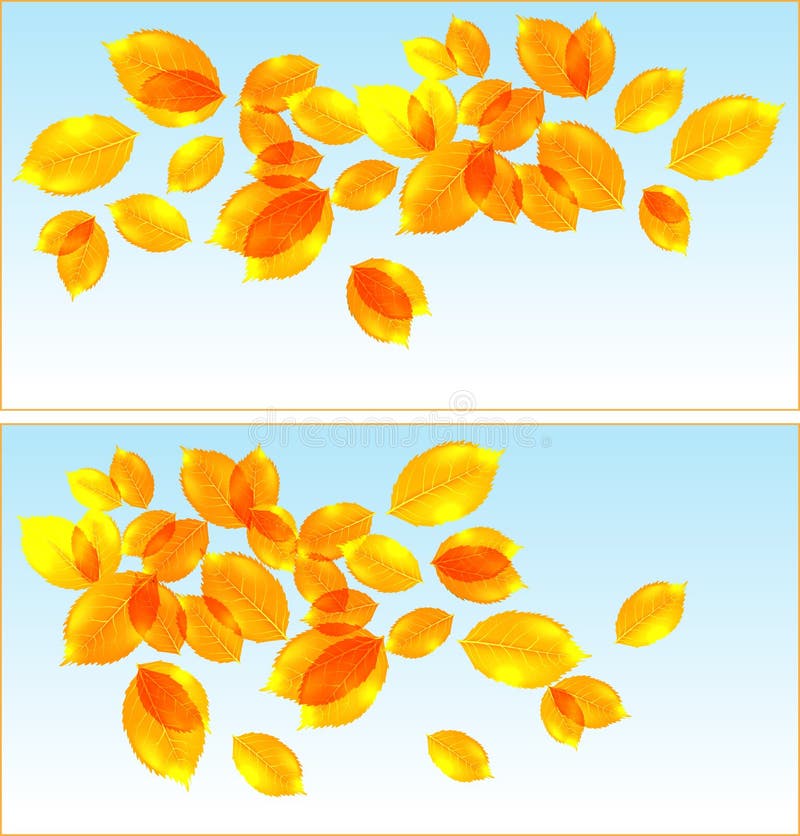 Vector Fall Banners stock vector. Illustration of climate - 57312324