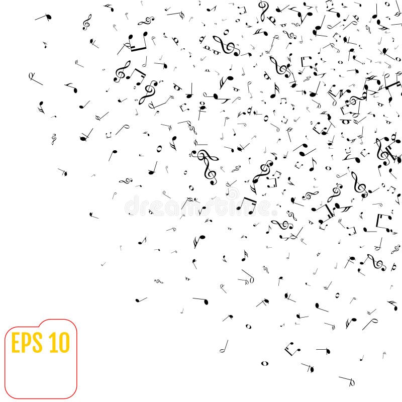 Falling Music Notes Stock Illustrations – 482 Falling Music Notes Stock ...