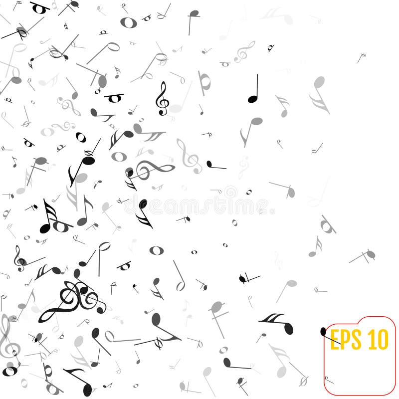 Falling Music Notes Stock Illustrations – 624 Falling Music Notes Stock ...