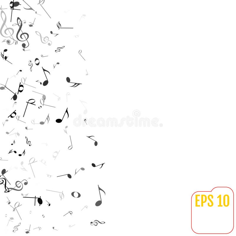 Falling Music Notes Stock Illustrations – 451 Falling Music Notes Stock ...