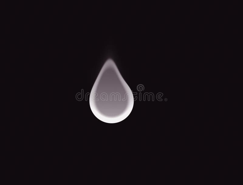 Vector - Falling Transparent Water Drop Vector Isolated on Black ...