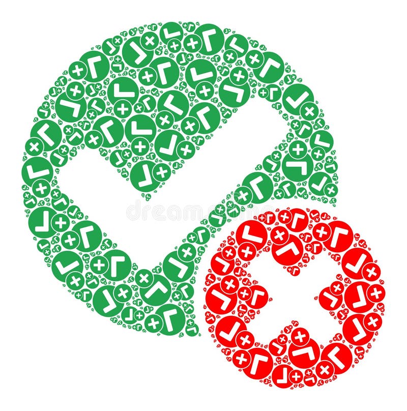 False Positive Fractal Icon Composition of Self Icons Stock Vector ...