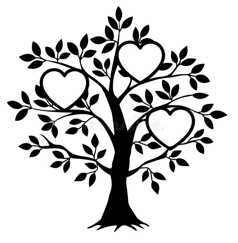 Vector Family Tree 3 Members. Stock Vector - Illustration of paper ...