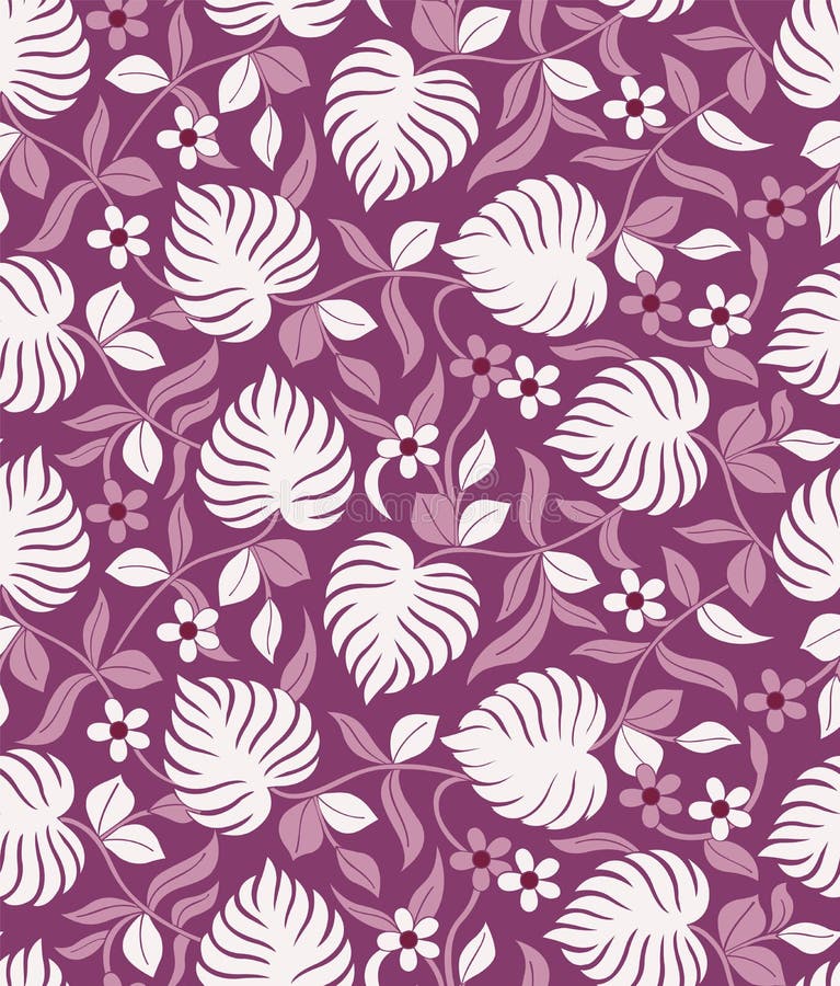 Vector Fancy Leaves Wallpaper Pattern Design Stock Vector ...