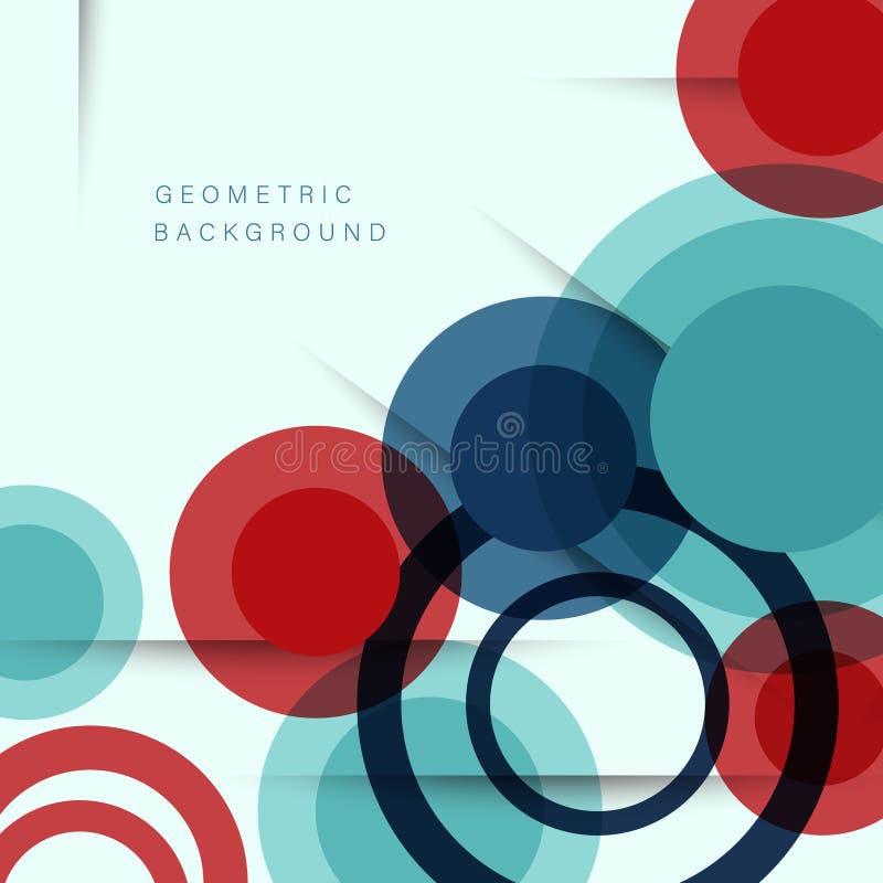 Vector Fantastic Circle Modern Geometric Backgrounds Template, Abstract ...