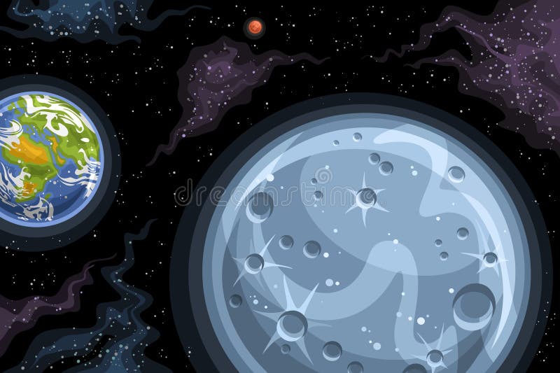 Vector Fantasy Space Chart stock vector. Illustration of system - 294134169