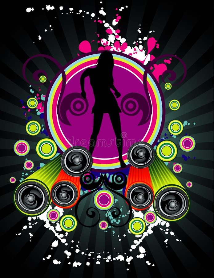 Vector Fashion Party Illustration Stock Vector - Illustration of body ...