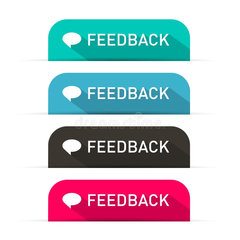 Vector feedback banner stock vector. Illustration of design - 27028778