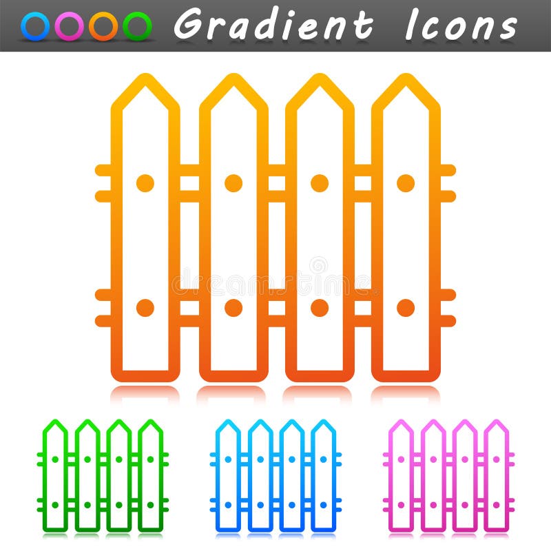 Vector Fencing Symbol Icon Design Stock Vector - Illustration of vector ...