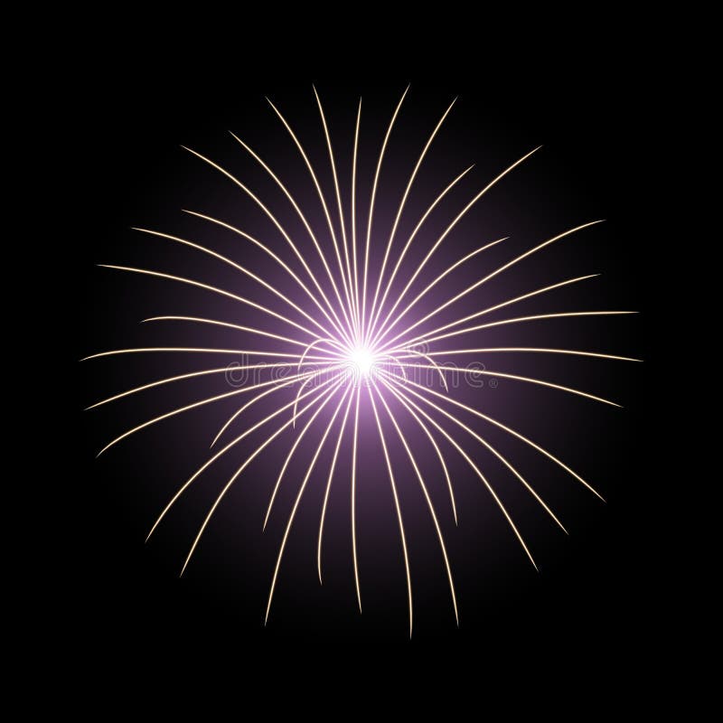 Vector Festive Firework, Burst, Purple Color Stock Vector ...