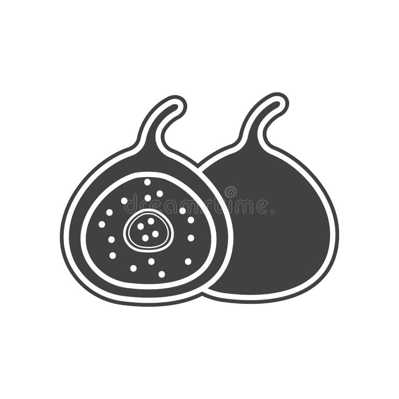 Vector Fig Icon. Element of Fruits and Vegatables for Mobile Concept ...