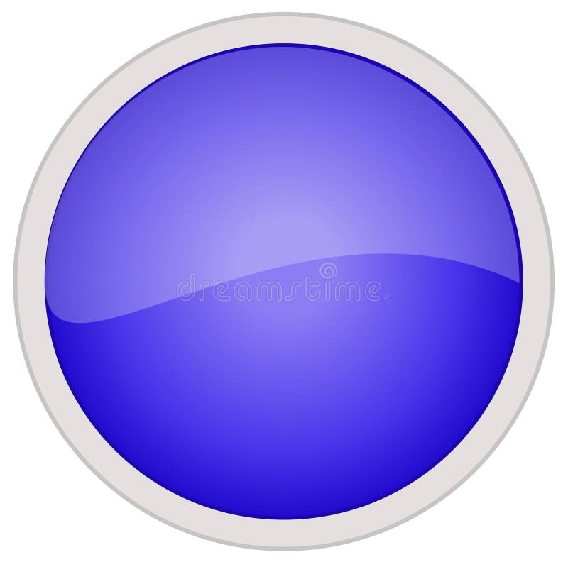 Button icon, circle stock vector. Illustration of button - 125989855