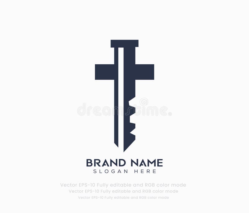 Letter T key logo stock vector. Illustration of editable - 269732587