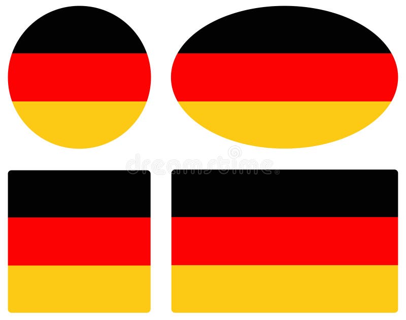Germany Flag, Banner - Country in Europe Stock Vector - Illustration of ...