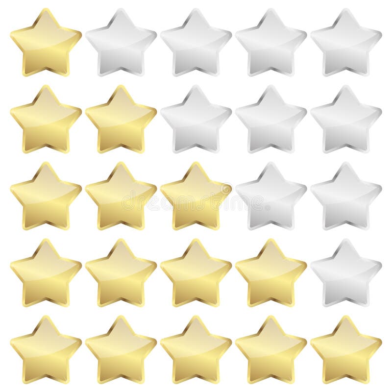 Review stars stock vector. Illustration of noble, icon - 45378912
