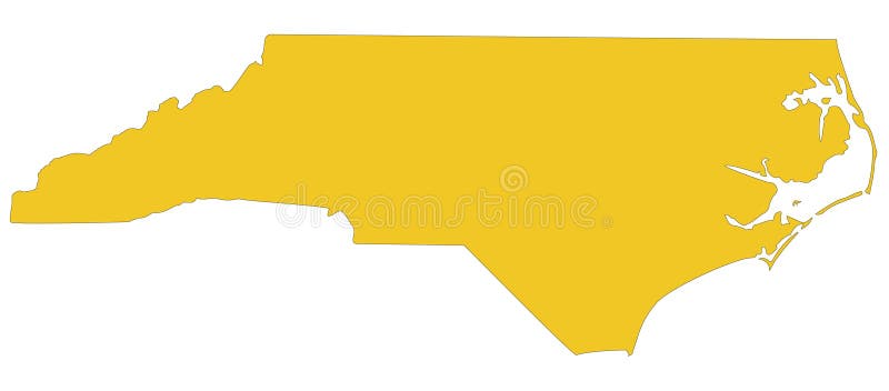 North Carolina Map - State in the Southeastern Region of the United ...