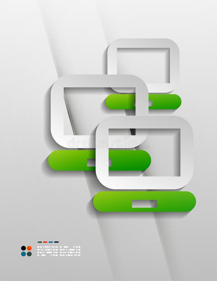 Vector File Program Paper Design Stock Vector - Illustration of shadow ...