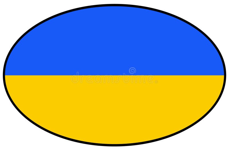 Ukraine Flag - Sovereign State in Eastern Europe Stock Vector ...