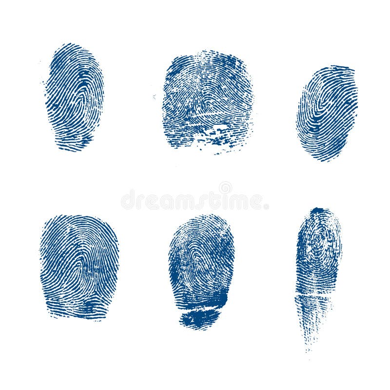Vector Finger Prints Police Stock Vector - Illustration of national ...