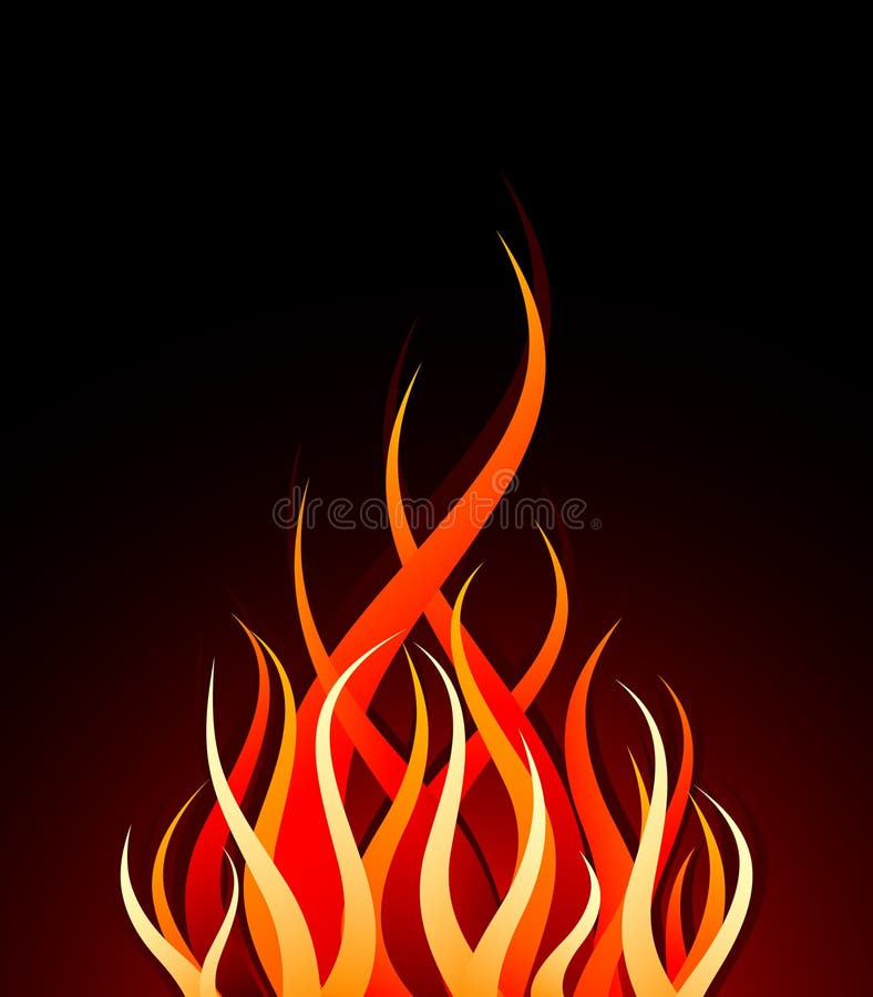 Vector fire stock vector. Illustration of graphic, decoration - 7513612
