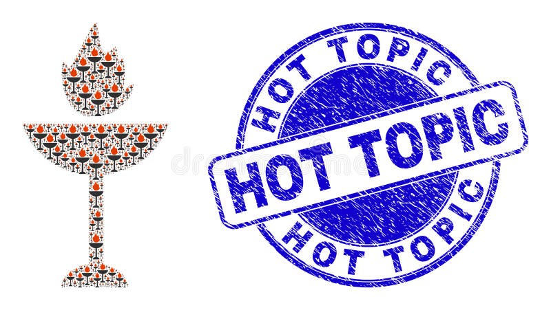 Distress Hot Topic Badge and Fire Bowl Recursion Composition of Self ...