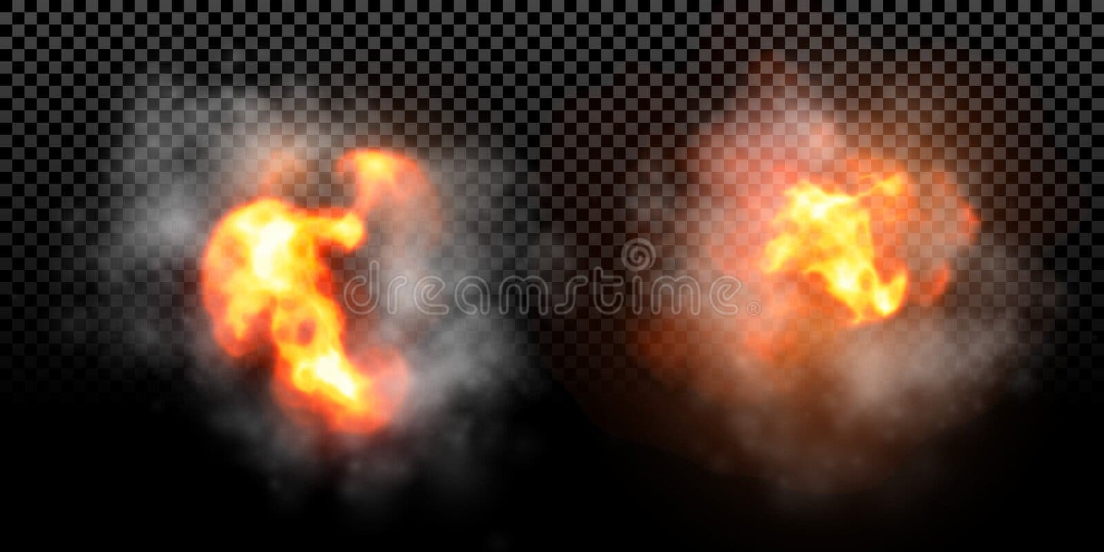 Gun Flash. Realistic Muzzle Flash and Shotgun Fire and Smoke Special ...