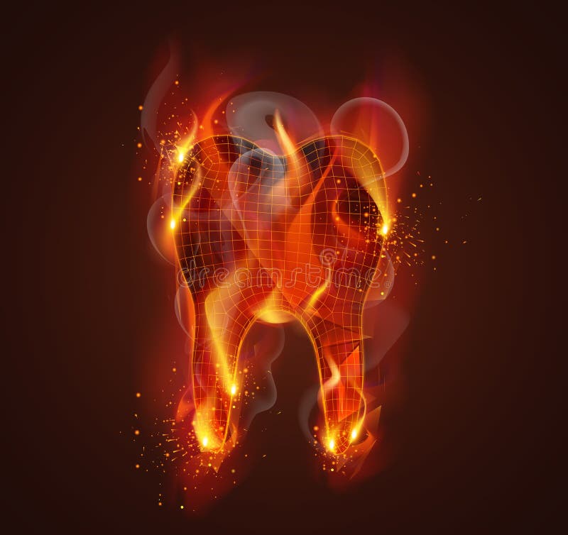 Vector Fire Symbol. Bright Burning Stock Vector - Illustration of ...