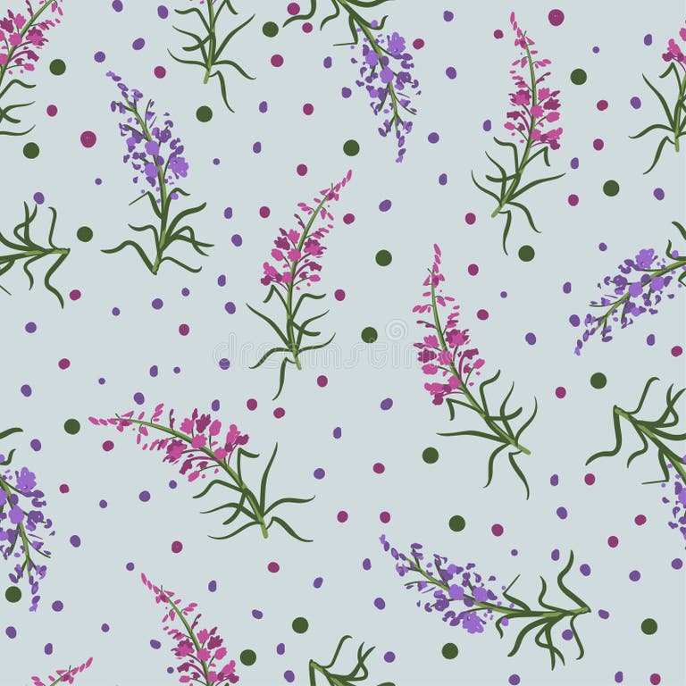 Fireweed Pattern Stock Illustrations – 126 Fireweed Pattern Stock ...