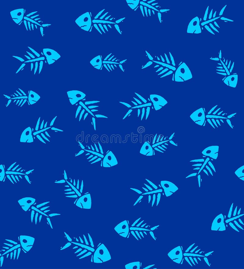 Into Deep, Fish Pattern Vector. Stock Vector - Illustration of vector ...