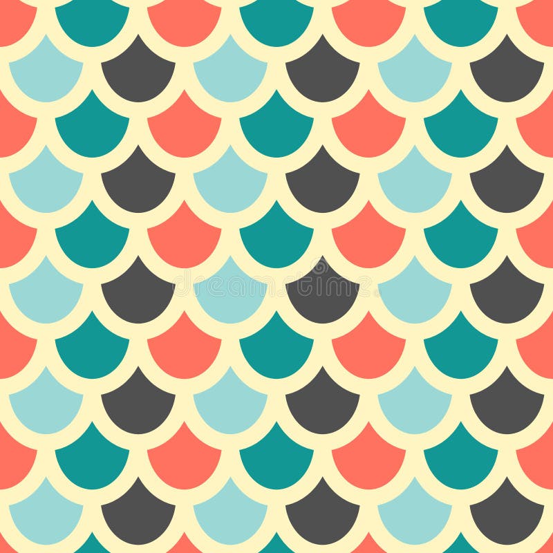 Vector. Fish Skin Style Seamless Pattern. Background Suitable for ...