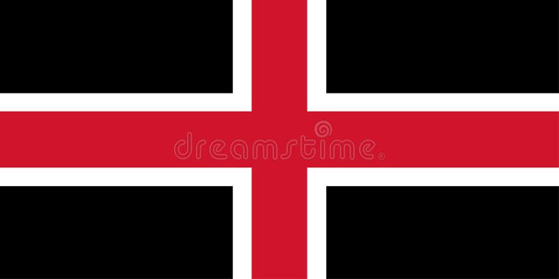 Vector Flag of Durham City, England. Stock Illustration - Illustration ...