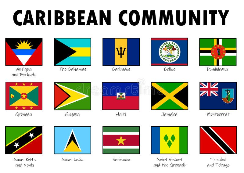 Caricom Flag Stock Illustrations – 52 Caricom Flag Stock Illustrations ...