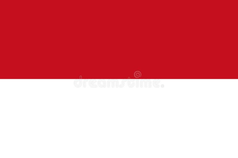 Vector flag of Monaco stock vector. Illustration of modified - 310467375