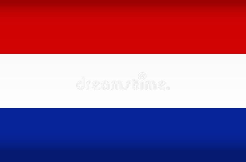 Vector Flag of Netherland. Color Symbol Isolated Stock Vector ...