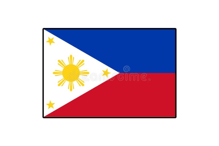 Philippines Flag Black White Stock Illustrations – 265 Philippines Flag ...